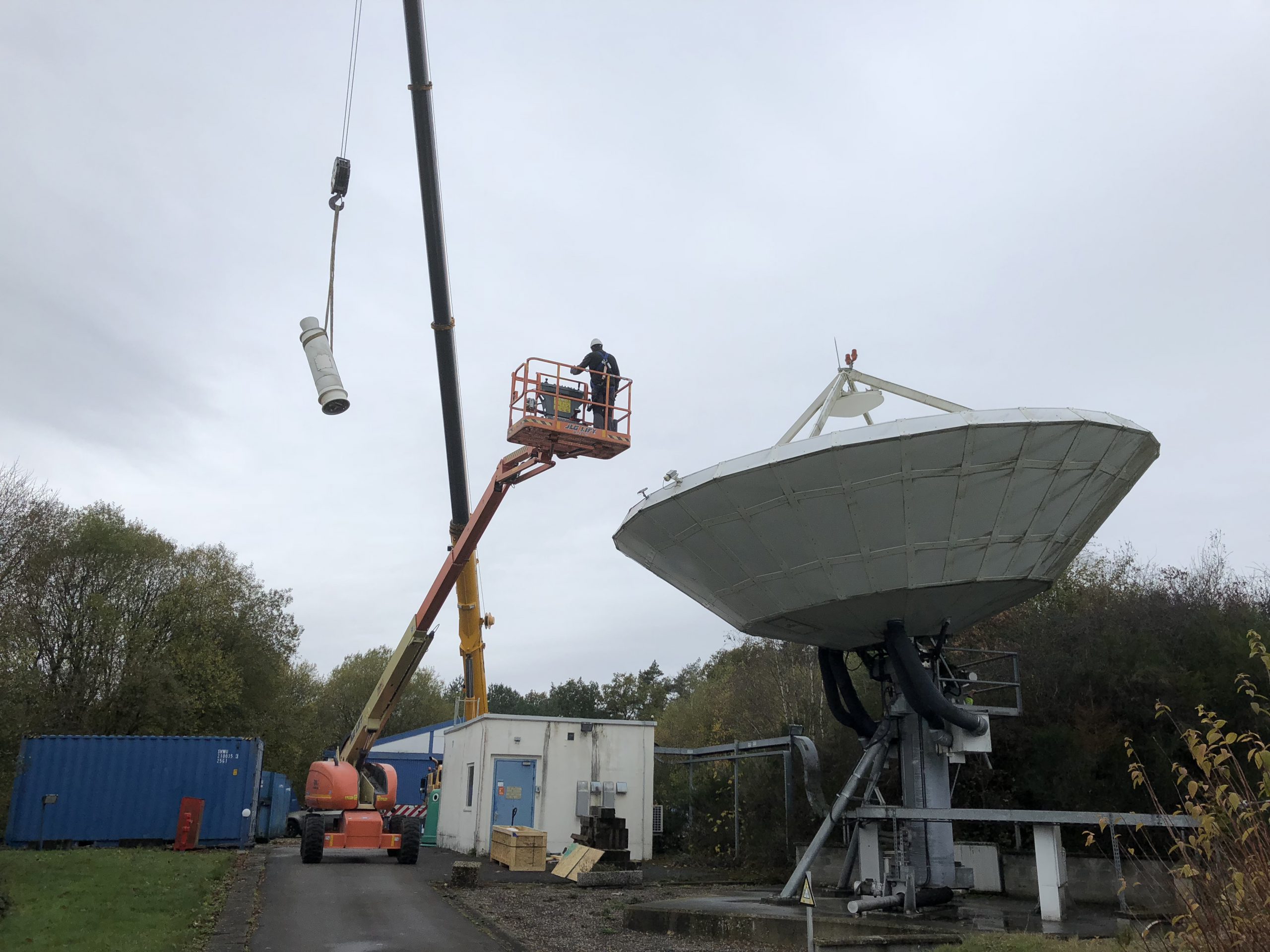 VertexRSI 9m Antenna feed exchange