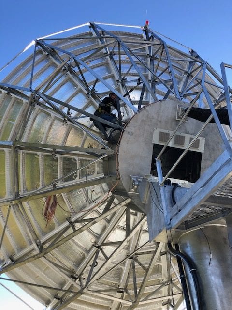 Earth Station Antenna Deicing Systems for refurbished antennas