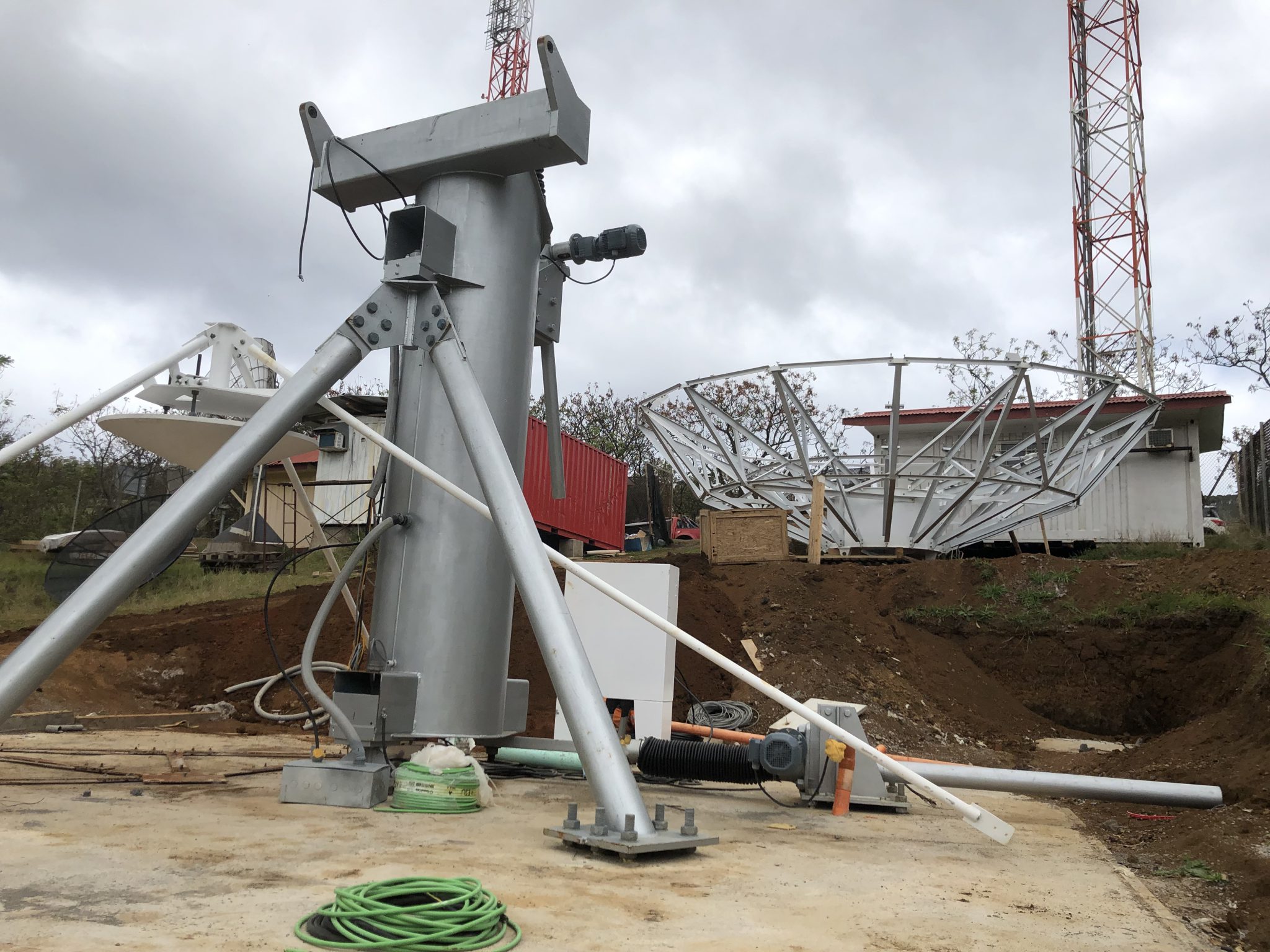 Earth Station Antenna Installation services offered by Skybrokers