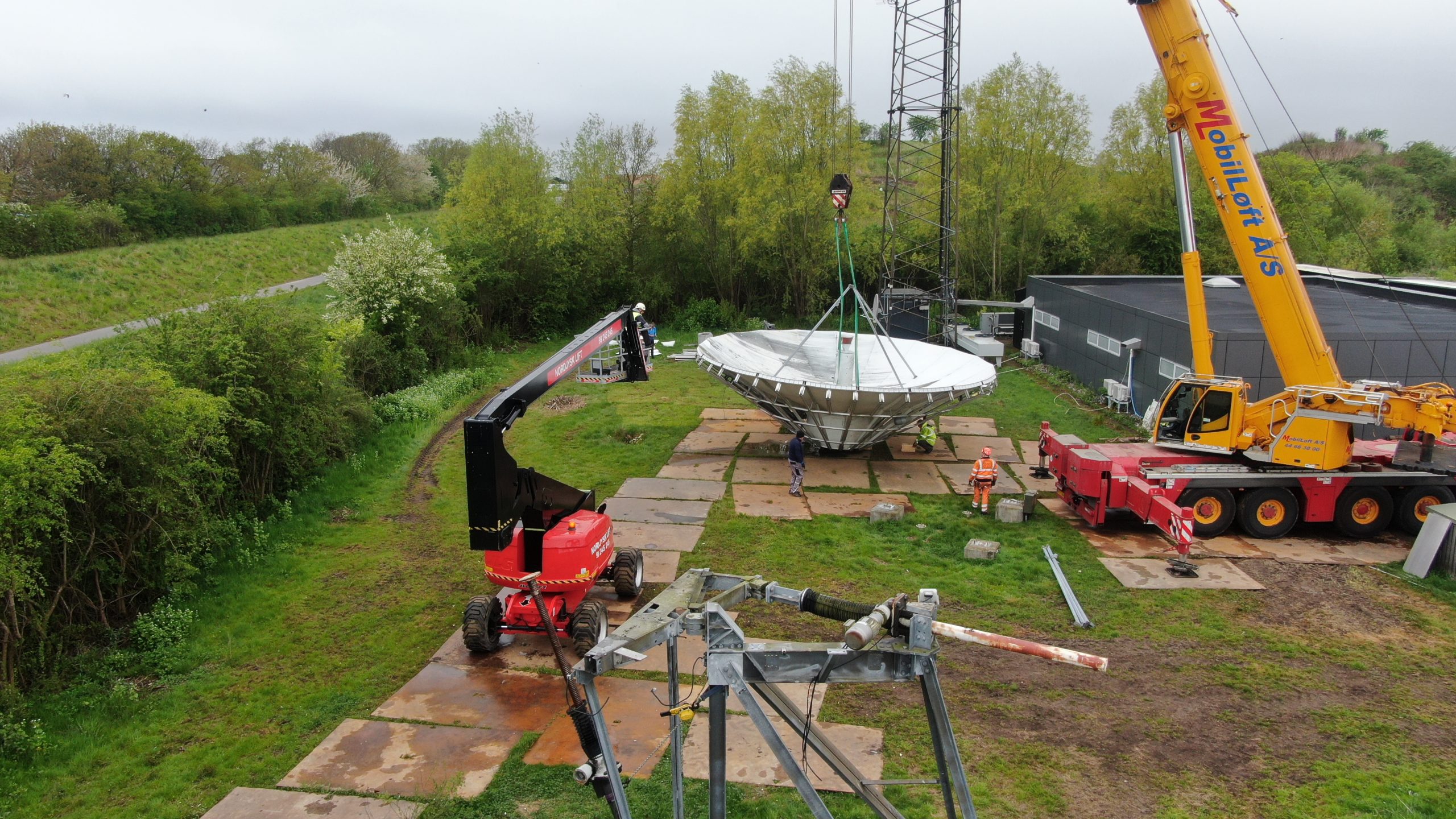 Skybrokers decommissioned the former TELE Greenland Teleport